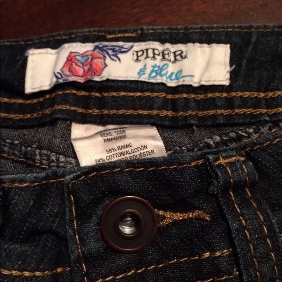 Jeans | Piper Blue Dark Blue Bootcut Stretch Jeans Size1 | Poshmark